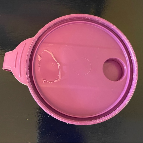 Tupperware | Kitchen | Vintage 9s Tupperware Purple Teal Mega Tumbler ...